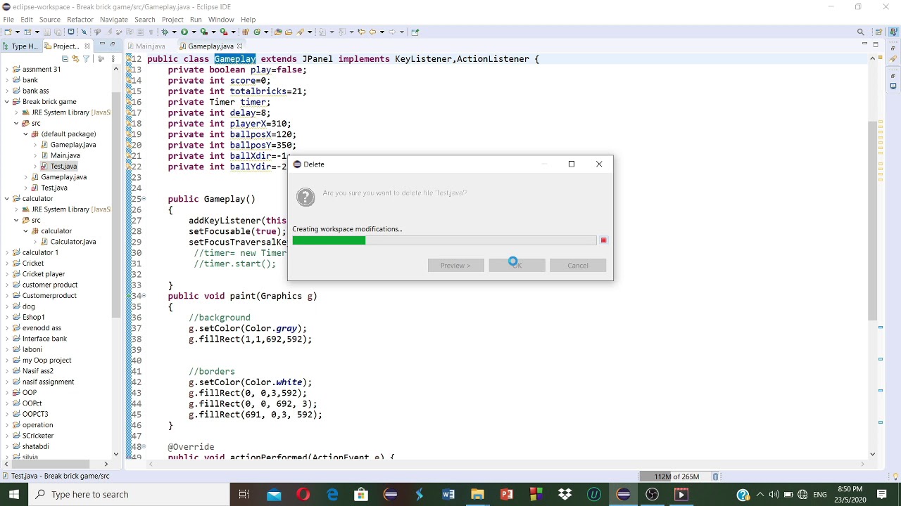 Breaking Bricks Game Tutorial || Part 1