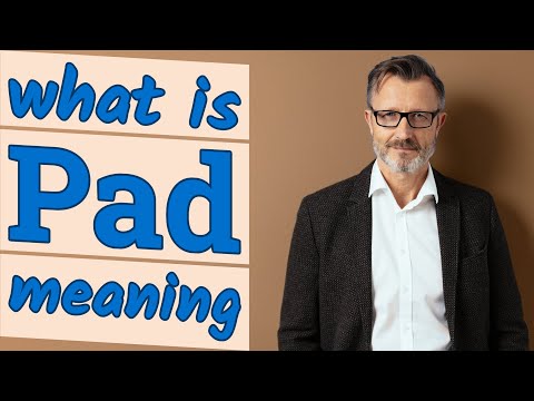 Pad | Meaning of pad