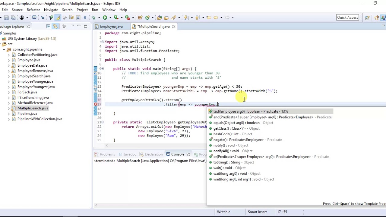 Java8 Part15 Predicate Negate Cascade