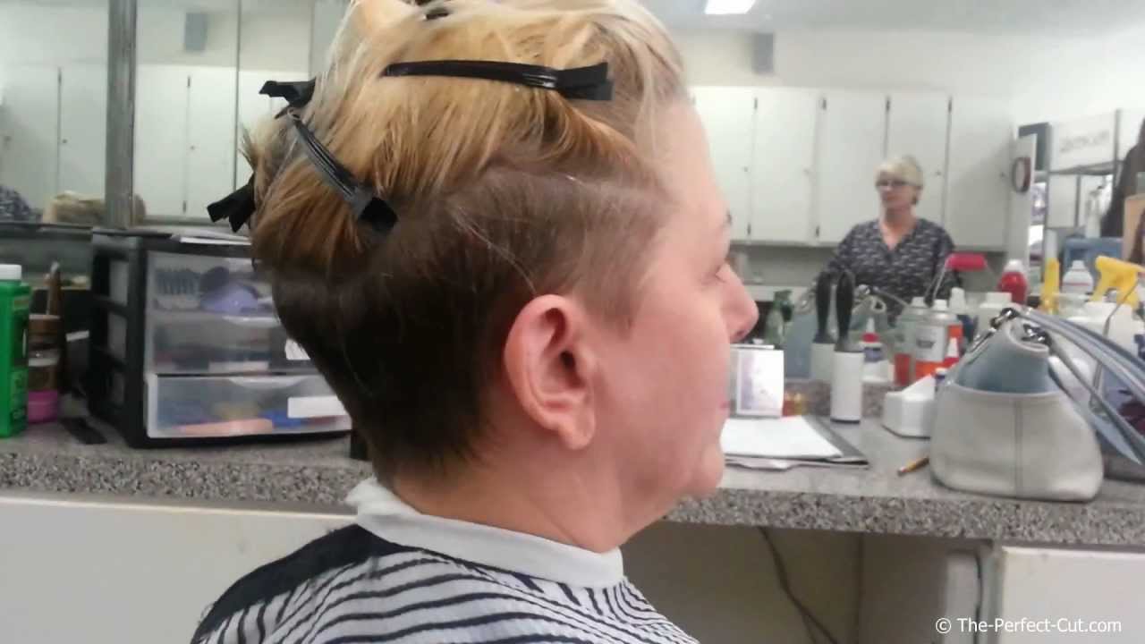 Mrs PC Nov '12 Pin-up in Prep for Nape & Undercut Clippering