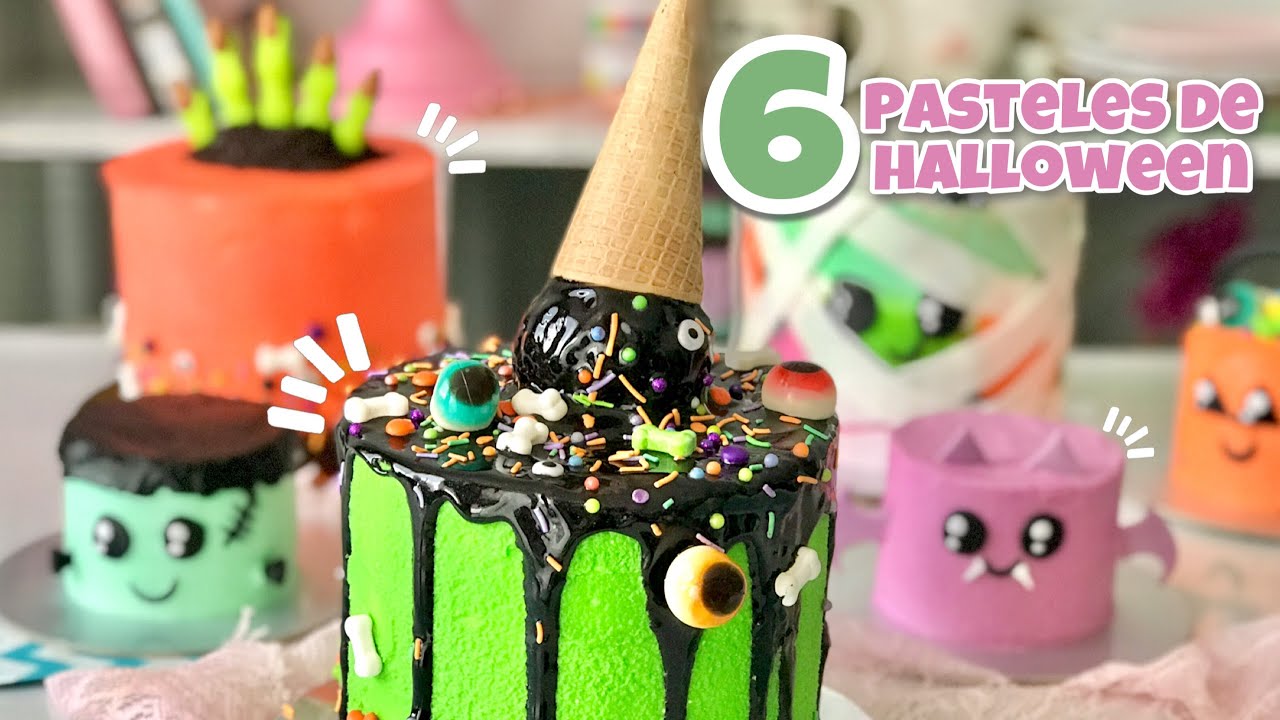 🎃🎃🎃 My TOP 5 Mini HALLOWEEN CAKES 🎃🎃🎃 6 EASY AND QUICK ideas 👻👻👻 Delicious Level