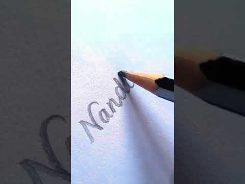 #Nandini Name art Video💘||Whatsapp status❤️||2022 #akeditz4 #shorts