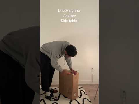 Unboxing The Andrew Side Table