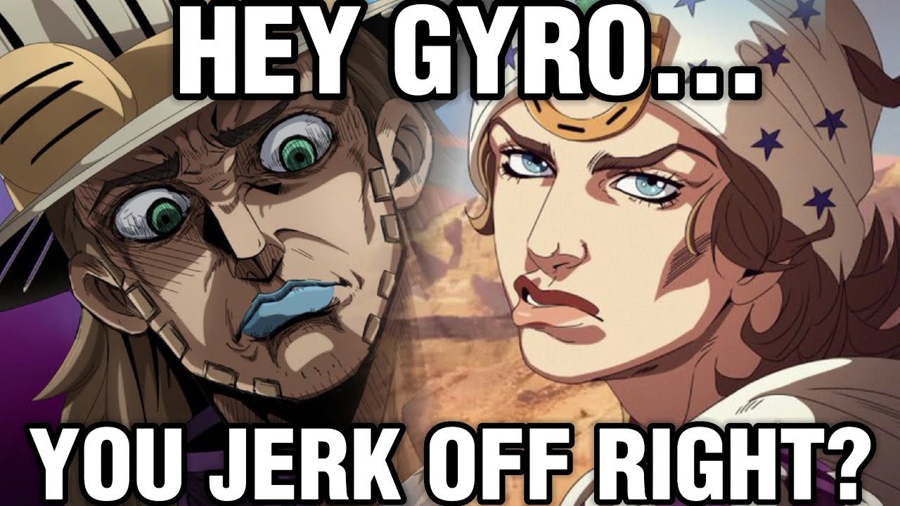 Johnny shows Gyro a Trick....