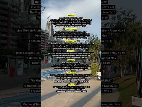 November 2024: Things To Do in Toronto