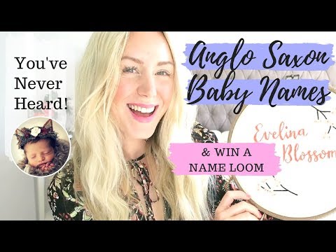 Rare Anglo-Saxon Baby Names You've Never Heard Before & GIVEAWAY | SJ STRUM