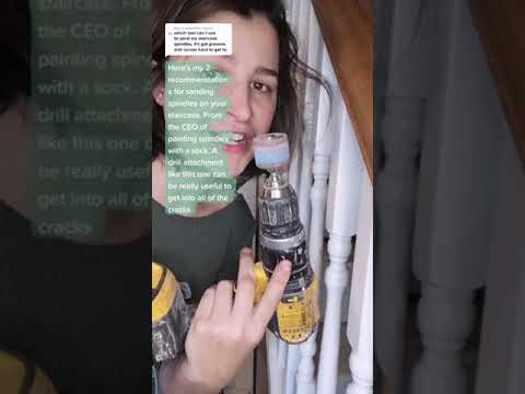 my two recommendations for sanding spindles | How to DIY With Emma