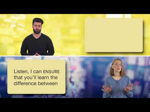 Everyday Grammar: Assure, Ensure, Insure