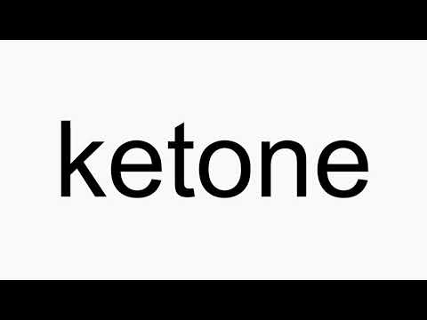 How to pronounce ketone