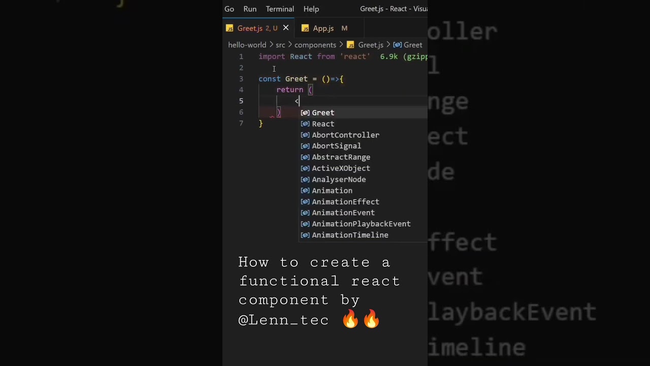 Functional Components - React Tutorial   #coding #reactjs #reactjstutorial