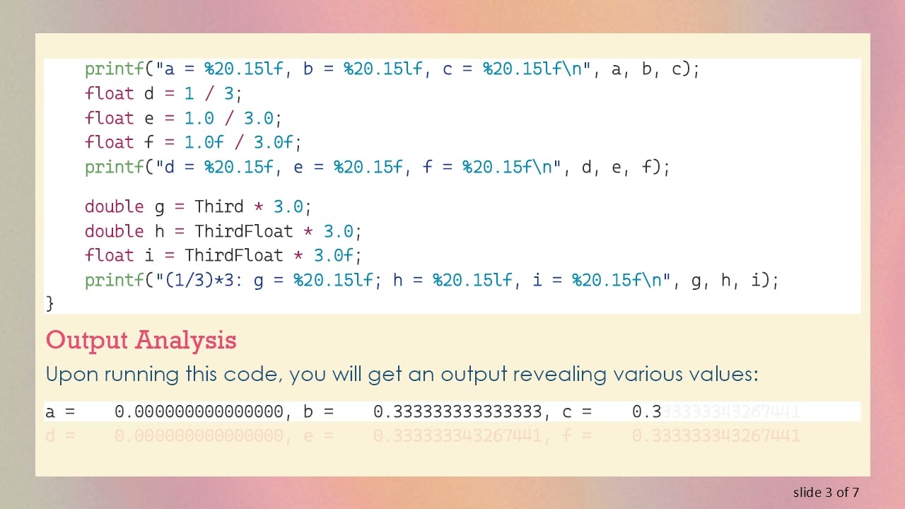 Understanding double and float Conversion in C Programming