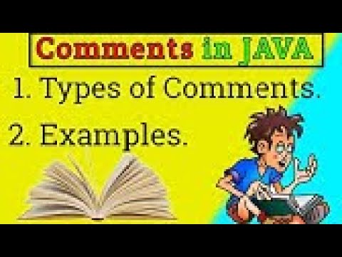 Comments in Java Types Of Comments In Java 1080p