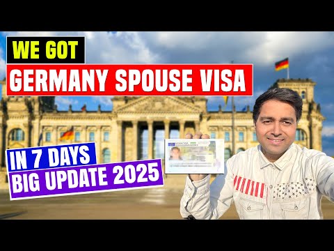 How to Apply Germany Spouse Visa Process | Visa Got in 7 Day | Requirements | Documents | Fund | Law