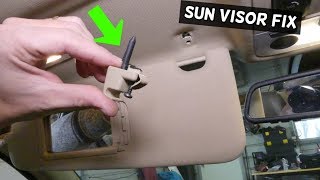 2003-2008 BMW Z4 Sun Visor: Fixing Droop, Sag, and Replacement Guide ...