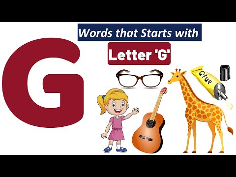 Words That Start with Letter G | Letter G Words for kids | Letter G | Phonics | Educational Videos