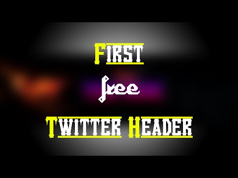 Free Twitter Header Template #1