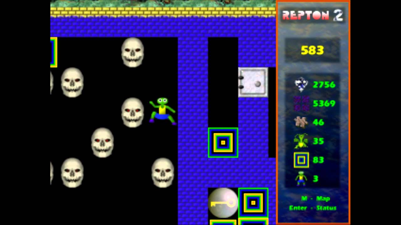 Repton 2 - Message Walkthrough - Part 1