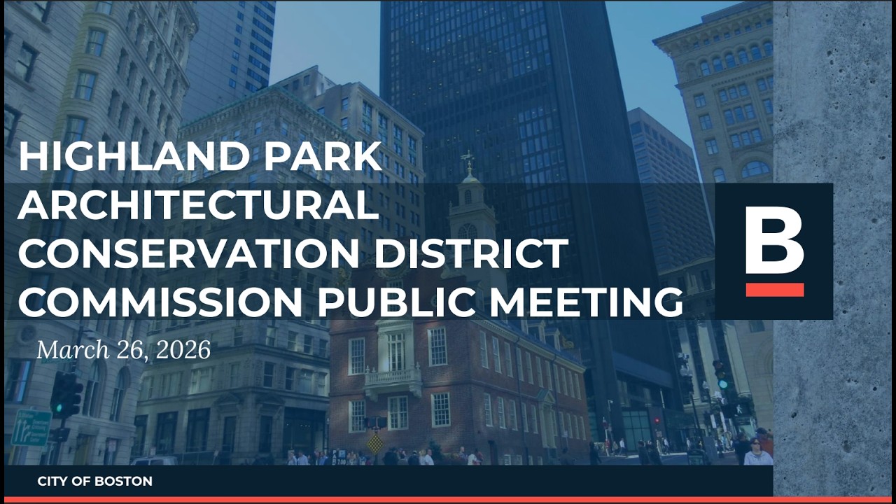 Highland Park Architectural Conservation Commission March 26, 2026 Public Hearing
