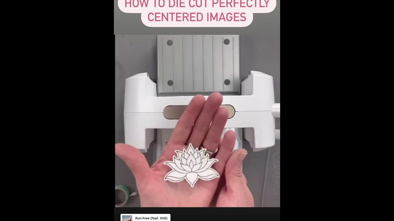 How to Die Cut Perfectly Centered Images