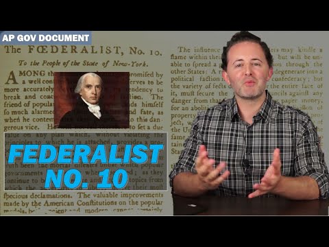 Federalist No. 10 AP Gov