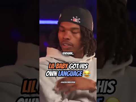 Lil BABY GOT HIS OWN LANGUAGE π #shorts #accent #language