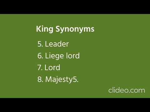 KING Synonyms | What is another word for king?