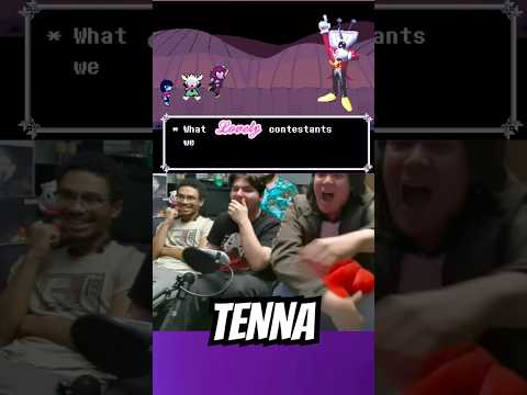 Our BLIND reaction to TENNA #deltarune #reaction #deltarunechapter3 #tenna