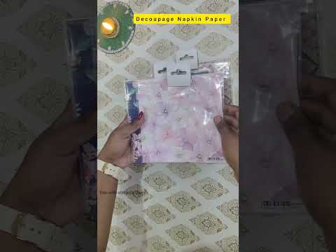 Itsybitsy Decoupage Napkins|Decoupage Papers#shorts#itsybitsy#itsybitsycraftstore#calmdown#decoupage