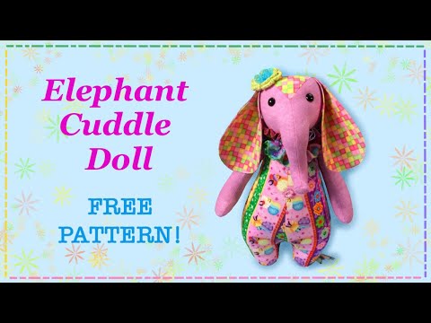How to Make an Elephant || Plushie || Full Tutorial and a FREE PATTERN!