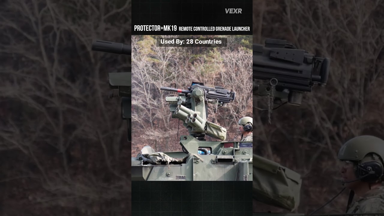 Automatic Grenade Launcher on Remote Controlled Turret