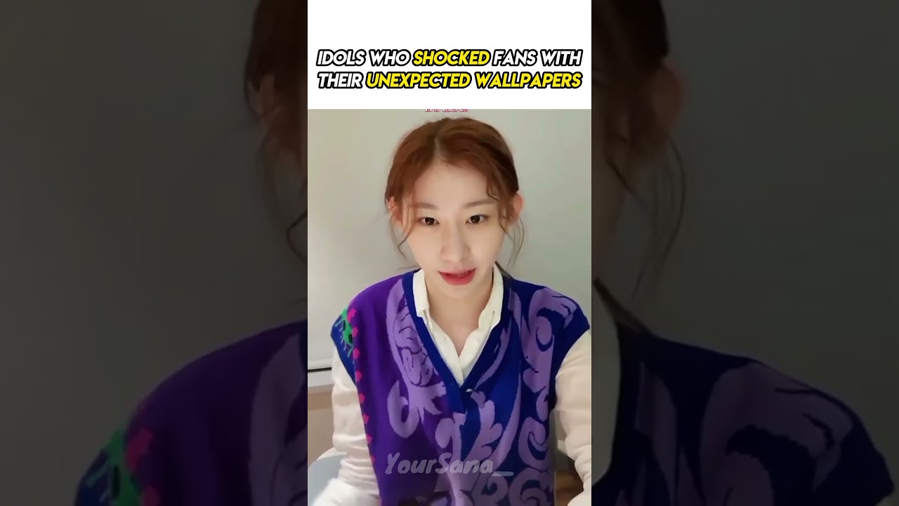 when idols' phone wallpapers took fans by surprise  #kpop #blackpink #bts #straykids #itzy #newjeans