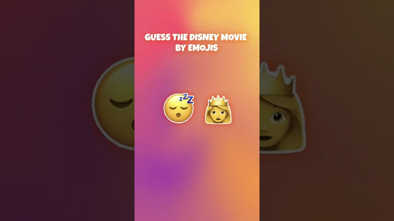 Guess the Disney Movie by Emoji | Disney Emoji Quiz challenge | Movie Quiz