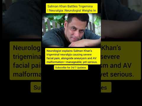 Salman Khan’s Battle with Trigeminal Neuralgia:Rare and Painful Condition #salmankhan #shorts #news