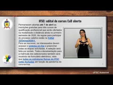 IFSC: Edital aberto para cursos EaD