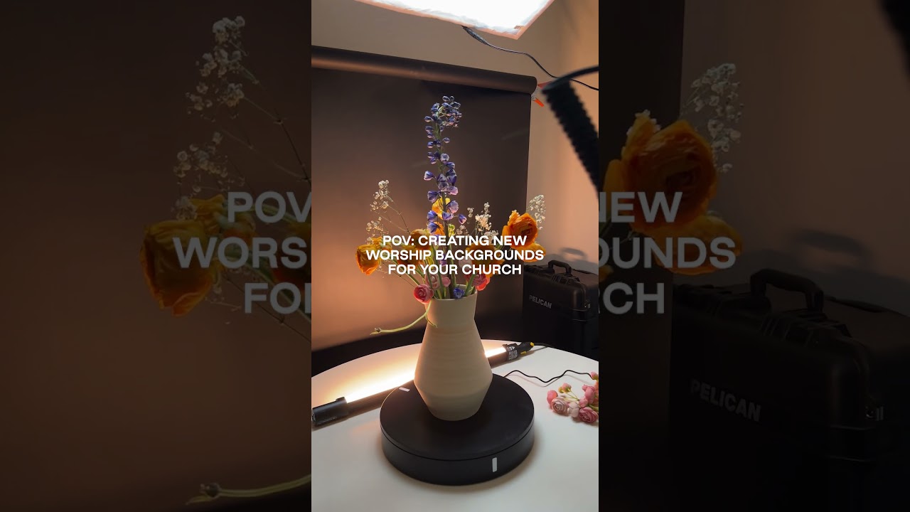 POV: Creating new worship backgrounds for your church!