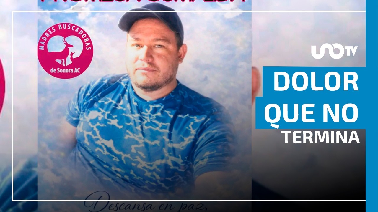 Ceci Flores despide a su hijo cuyos restos fueron encontrados el 24 de marzo.