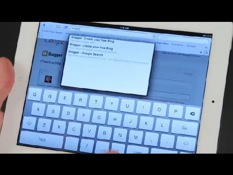 How to Use Blogger on the iPad : iPad Tips