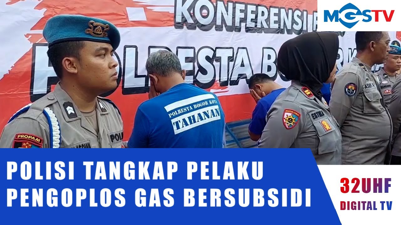 POLISI BONGKAR PRAKTIK BESAR OPLOSAN GAS BERSUBSIDI DI KOTA BOGOR