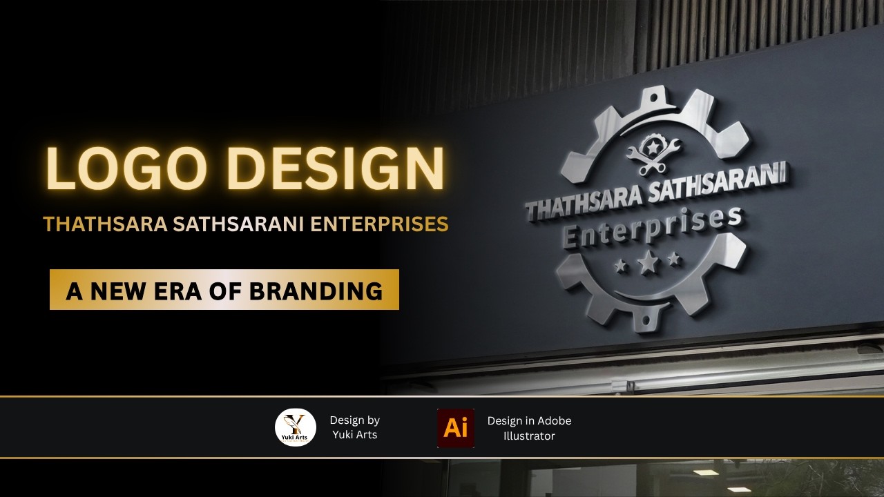 Professional Logo Design Process in Adobe Illustrator | Yuki Arts
