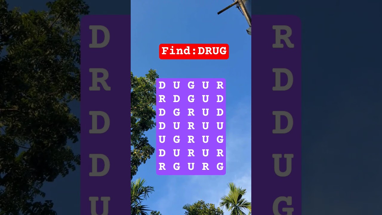 Observation visual test : 5 seconds for you to spot pure.  try your skills. #search #puzzle #shorts