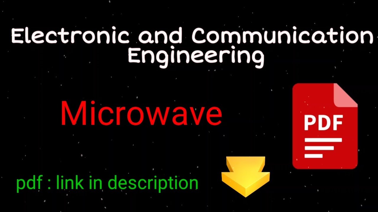 Microwave notes ECE | Electronic and Communication Enginnering pdf Notes