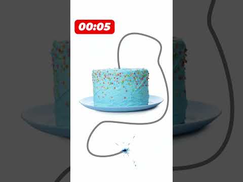 10 Second Timer Bomb - CAKE EXPLOSION
