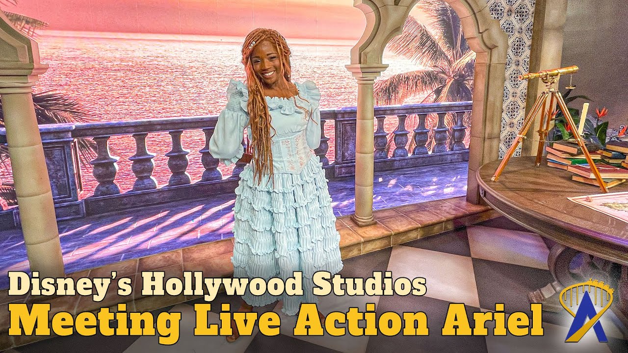 MyDisneyFix | Meeting the NEW Live Action Ariel from The Little Mermaid ...