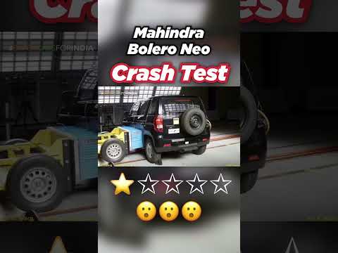 The Mahindra Bolero Neo underwent Global NCAP crash tests and received poor safety ratings.