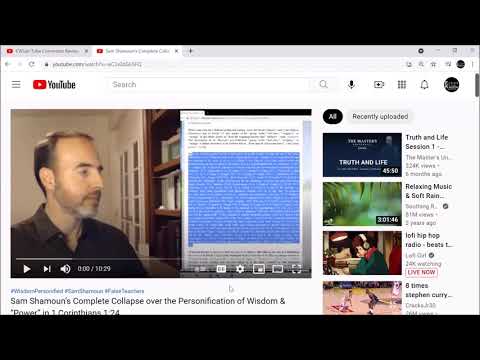Greg Stafford CWJahTube personification Proverbs 8 wisdom of God response.