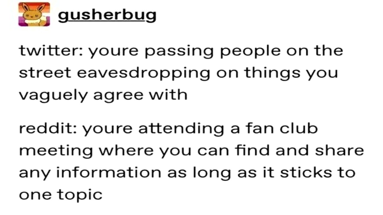 Twitter vs Reddit vs Instagram vs Tumblr