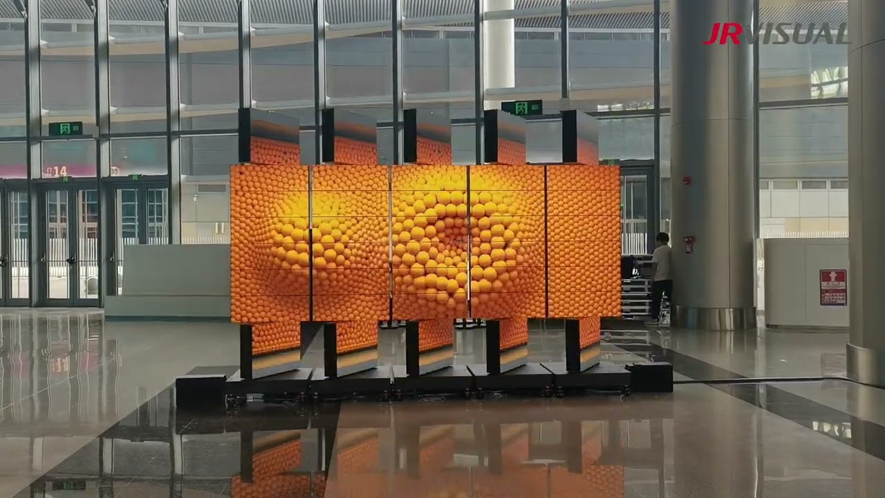 JR Visual Kinetic LED Screen application for exhibitions
