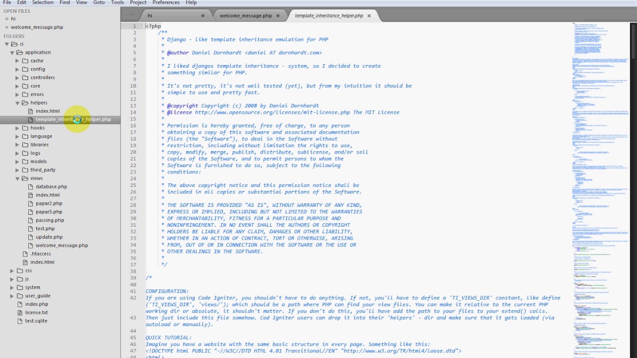 template inheritance in codeigniter