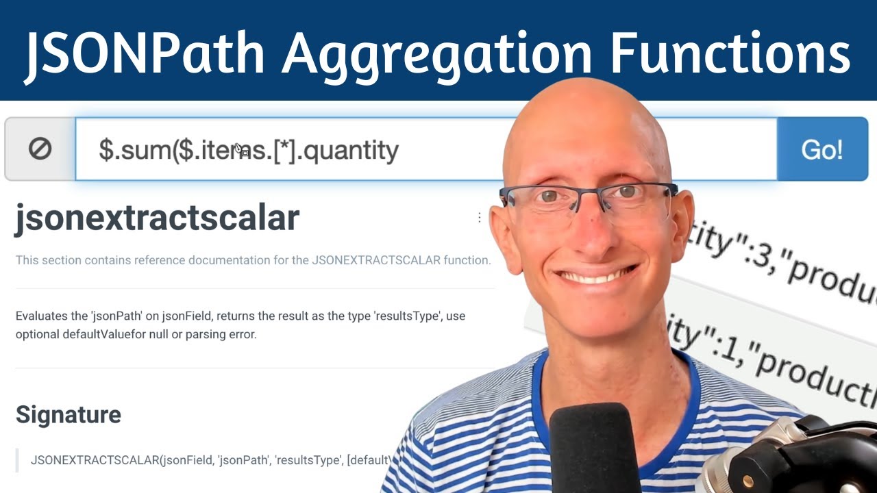JSONPath Aggregation Functions