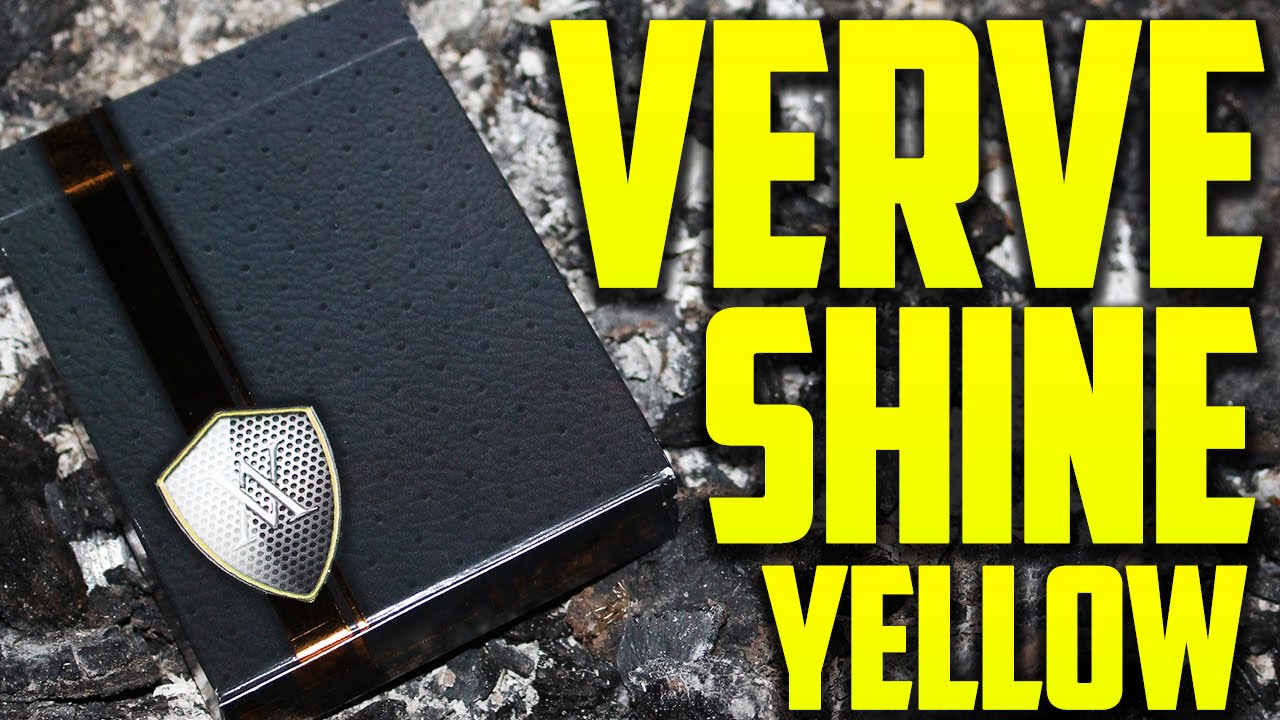 Deck Review - Verve Luxury Shine Yellow Edition Playing Cards [HD]